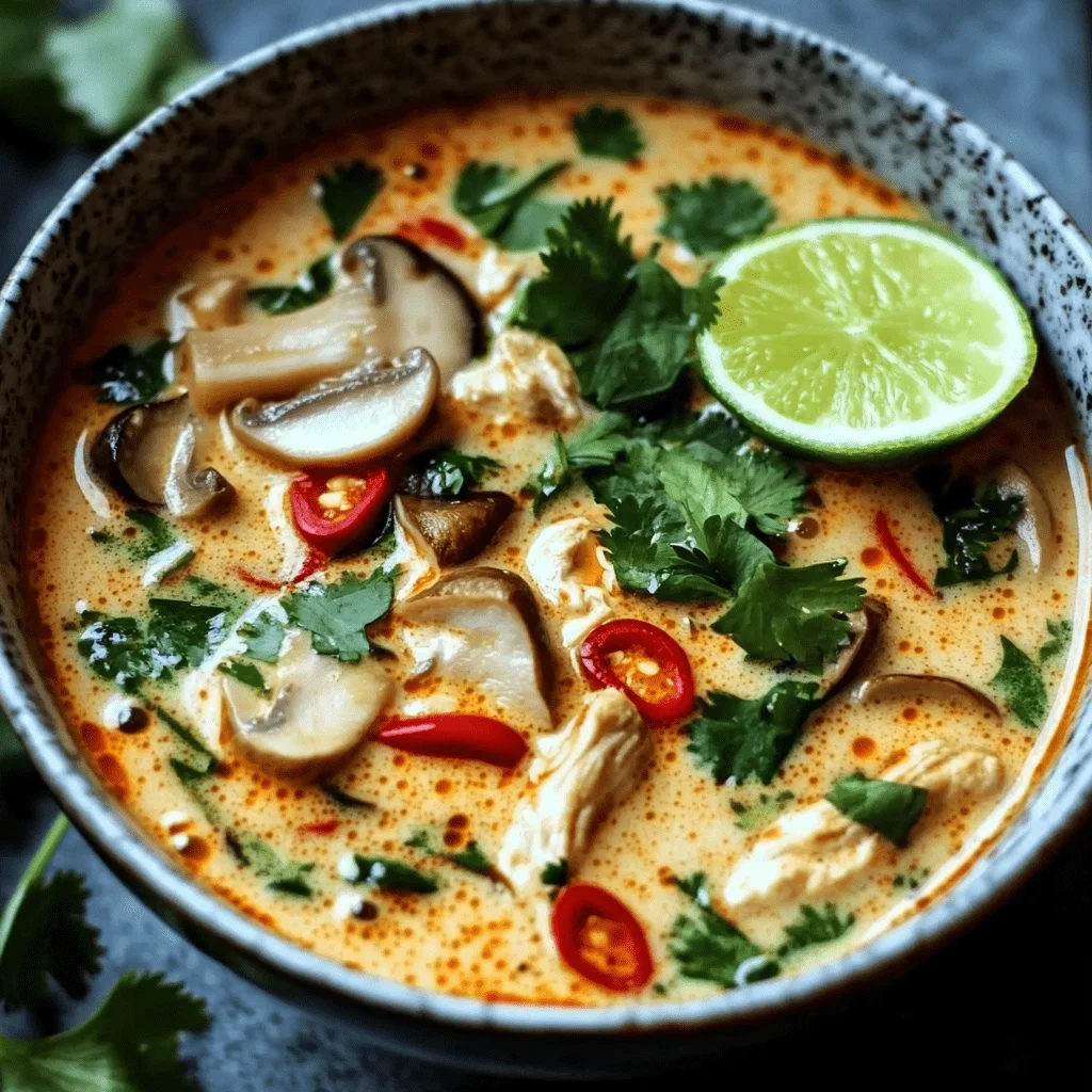 Authentic Tom Kha Gai Recipe: The Best Thai Coconut Chicken Soup - The ...