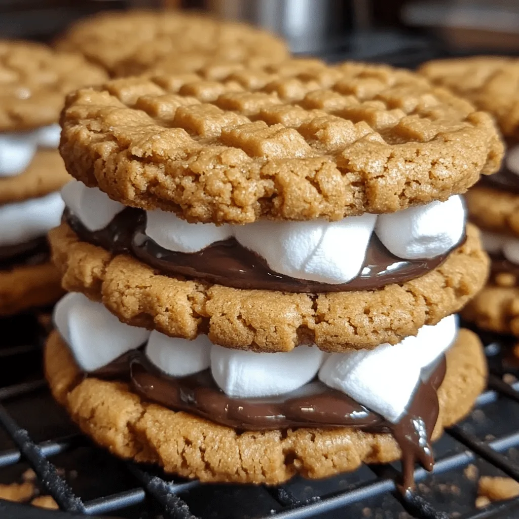 Easy Smores Cookies with a Peanut Butter Twist - The Tasty Fork