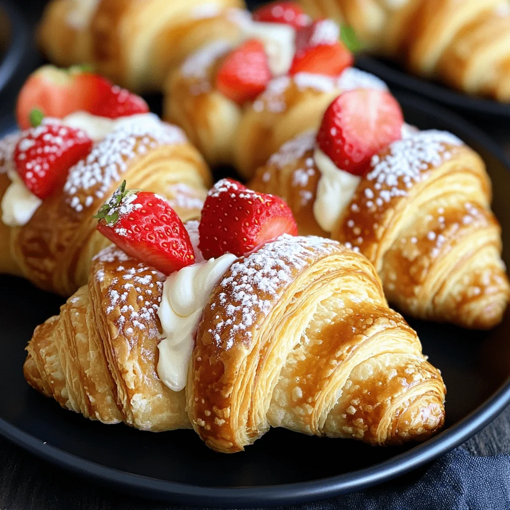 Strawberry Crunch Cheesecake Crescent Rolls: An Easy Dessert Recipe ...