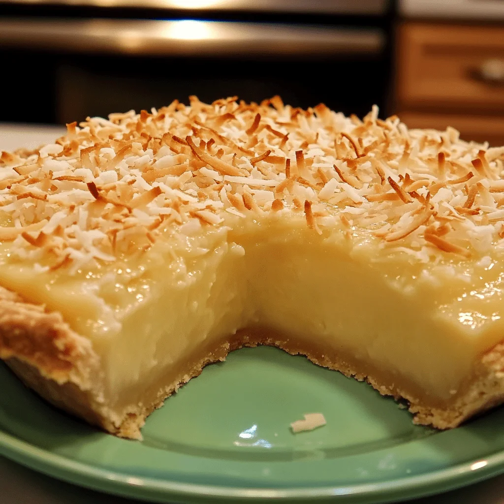 Best Coconut Pie Without Crust – Simple and Creamy Recipe - The Tasty Fork