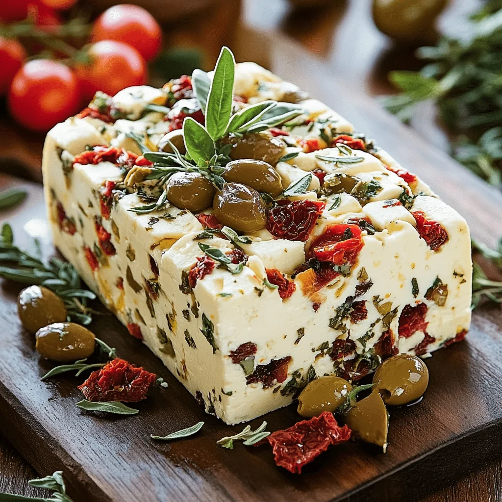 Easy Holiday Appetizers: Festive Cream Cheese Logs with Antipasto Flair ...