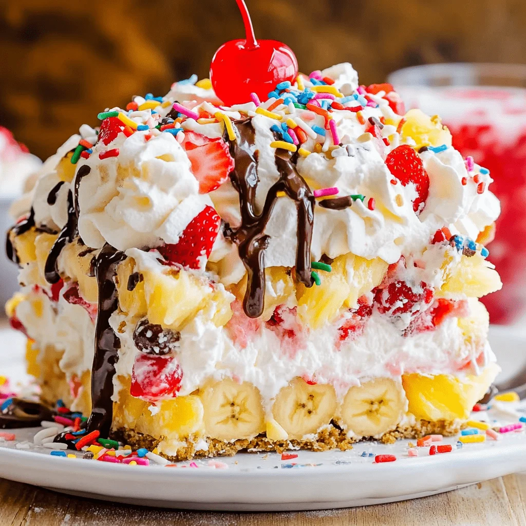 Best Banana Split Dessert Recipes for No Bake Treats - The Tasty Fork