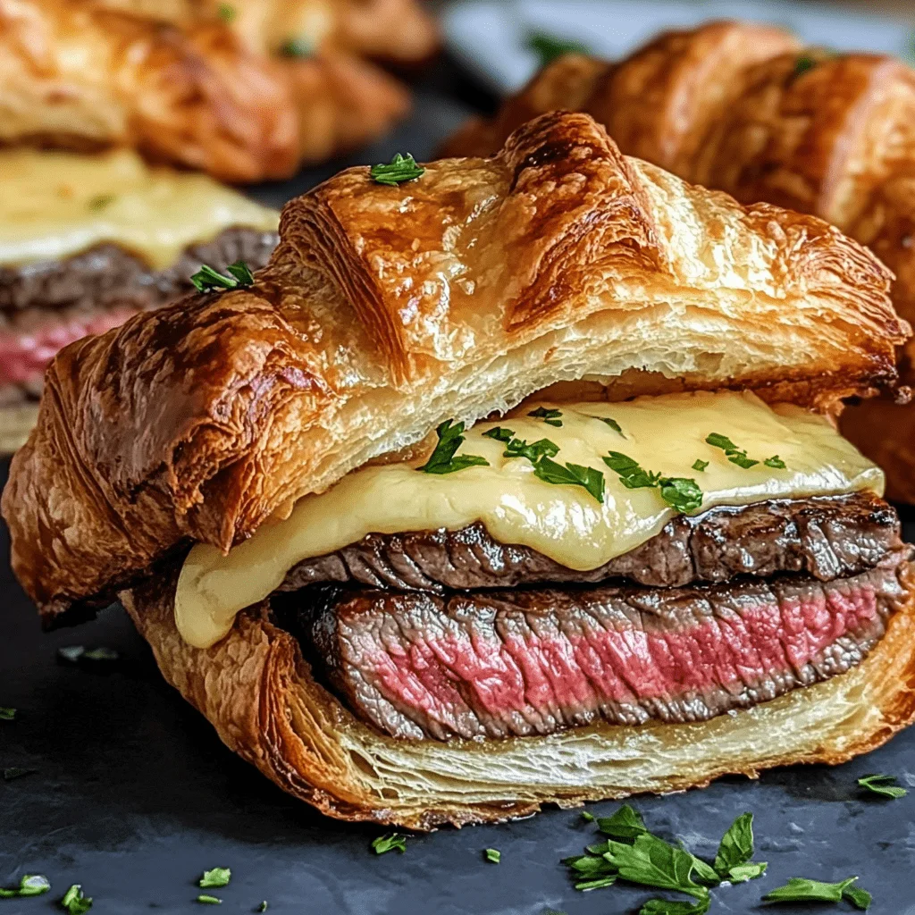Steak Butter and Brie Croissant Melt – A Bold and Gourmet Twist - The ...