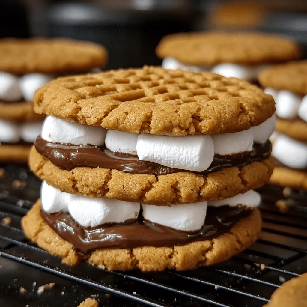 Easy Smores Cookies with a Peanut Butter Twist - The Tasty Fork