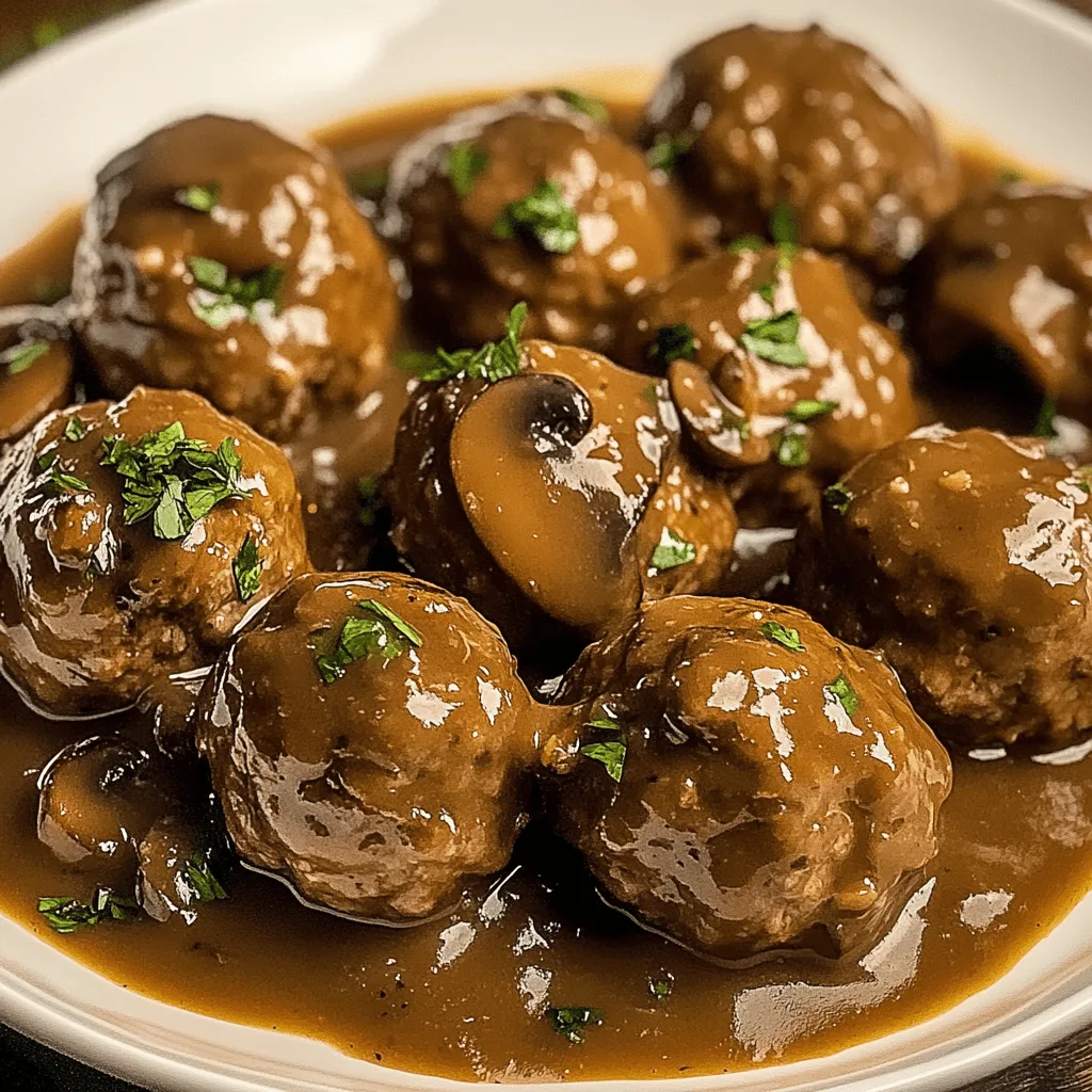 Easy Salisbury Steak Meatballs: A Cozy Dinner Favorite - The Tasty Fork