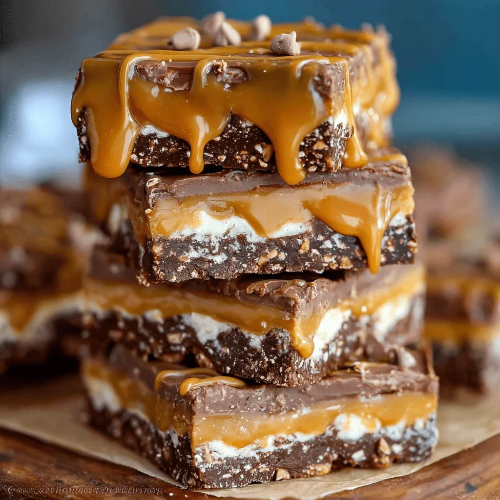 Easy Snickers Bar Recipe with Butterscotch and Caramel - The Tasty Fork