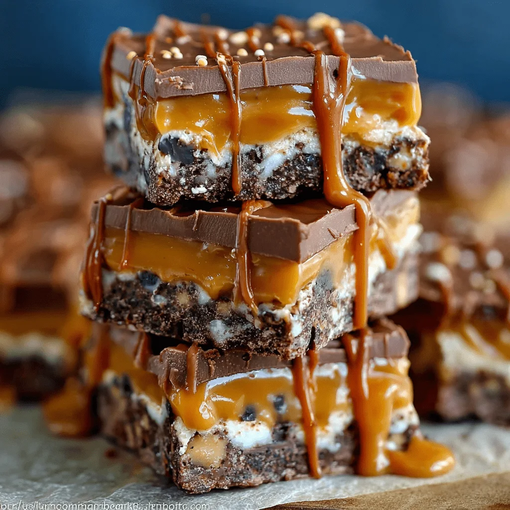 Easy Snickers Bar Recipe with Butterscotch and Caramel - The Tasty Fork