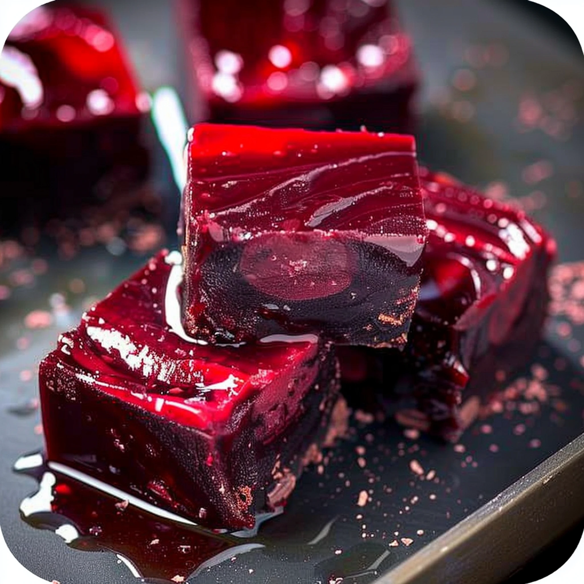Easy Halloween Blood Moon Fudge Recipe in 25 Minutes