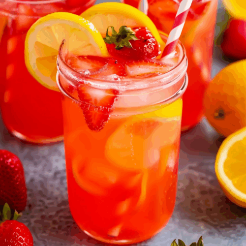 Strawberry Lemonade Recipe The Best Easy 3 Ingredient Drink - The Tasty ...