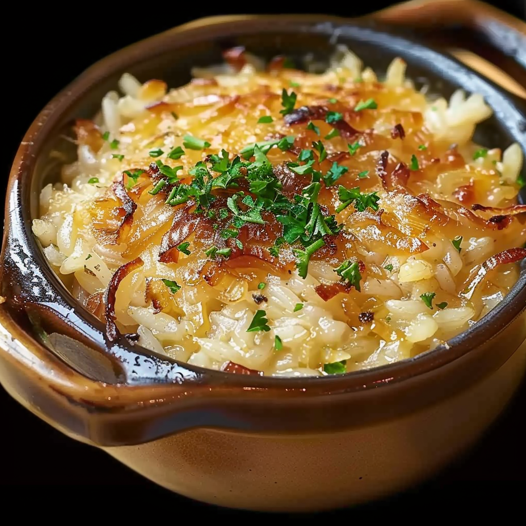 One Pot French Onion Butter Rice the Easy Side Dish You’ll Make on ...