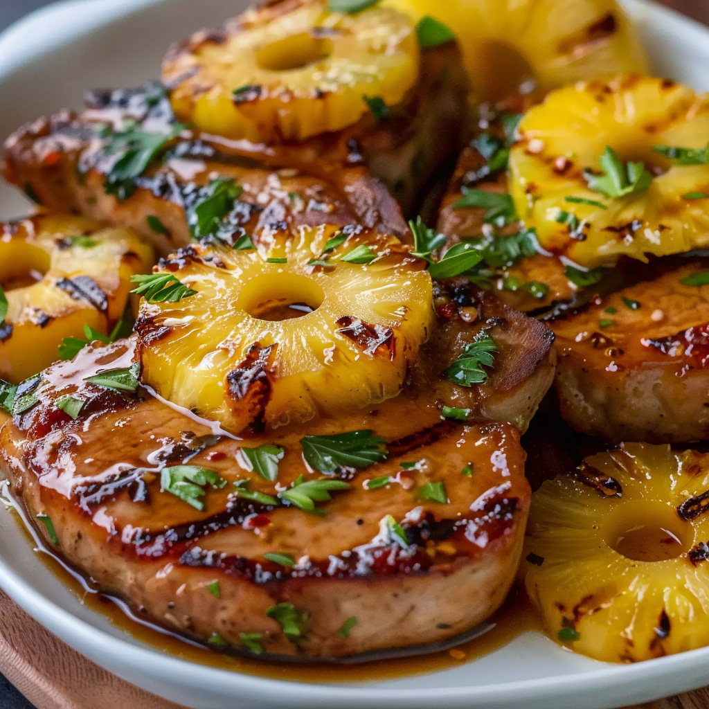 Pineapple Ginger Pork Chops Easy Marinade for Juicy Results - The Tasty Fork