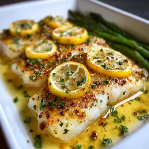 Lemon Garlic Cod with Garlic Butter Sauce A Fast and Flaky Cod Recipe ...