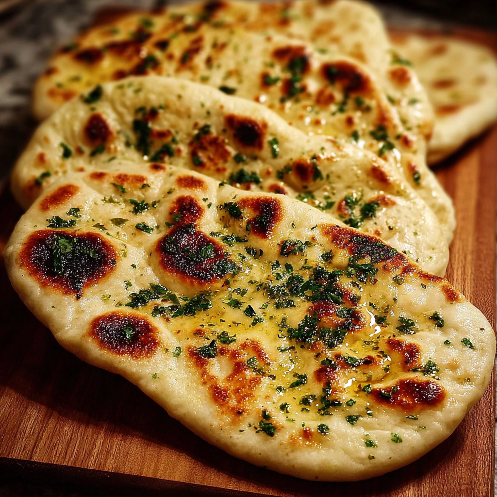Soft Chewy Garlic Naan The Easy Skillet Method for Restaurant Style ...
