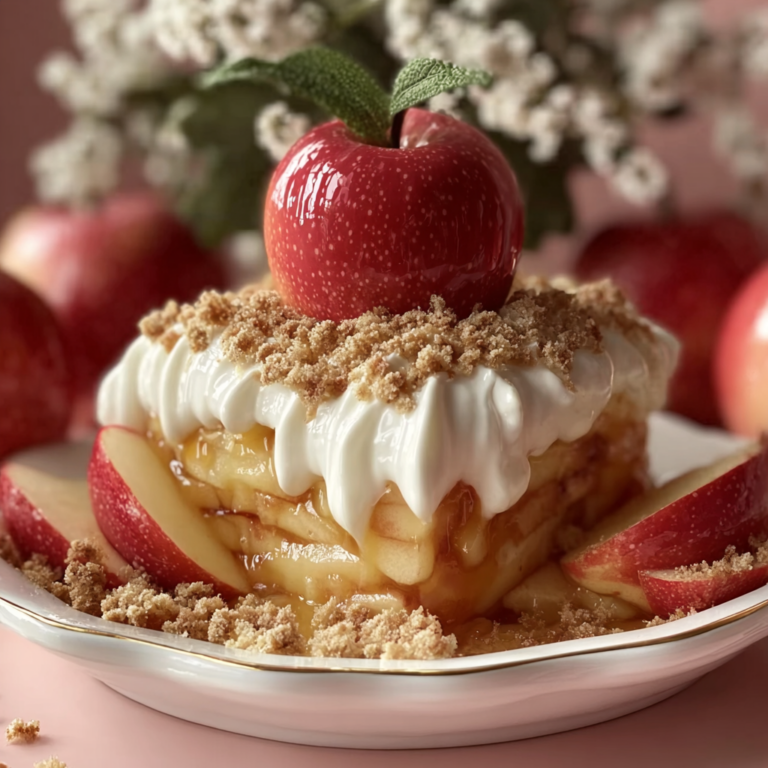 Easy Apple Delight Recipe: A Creamy No-Bake Dessert - The Tasty Fork