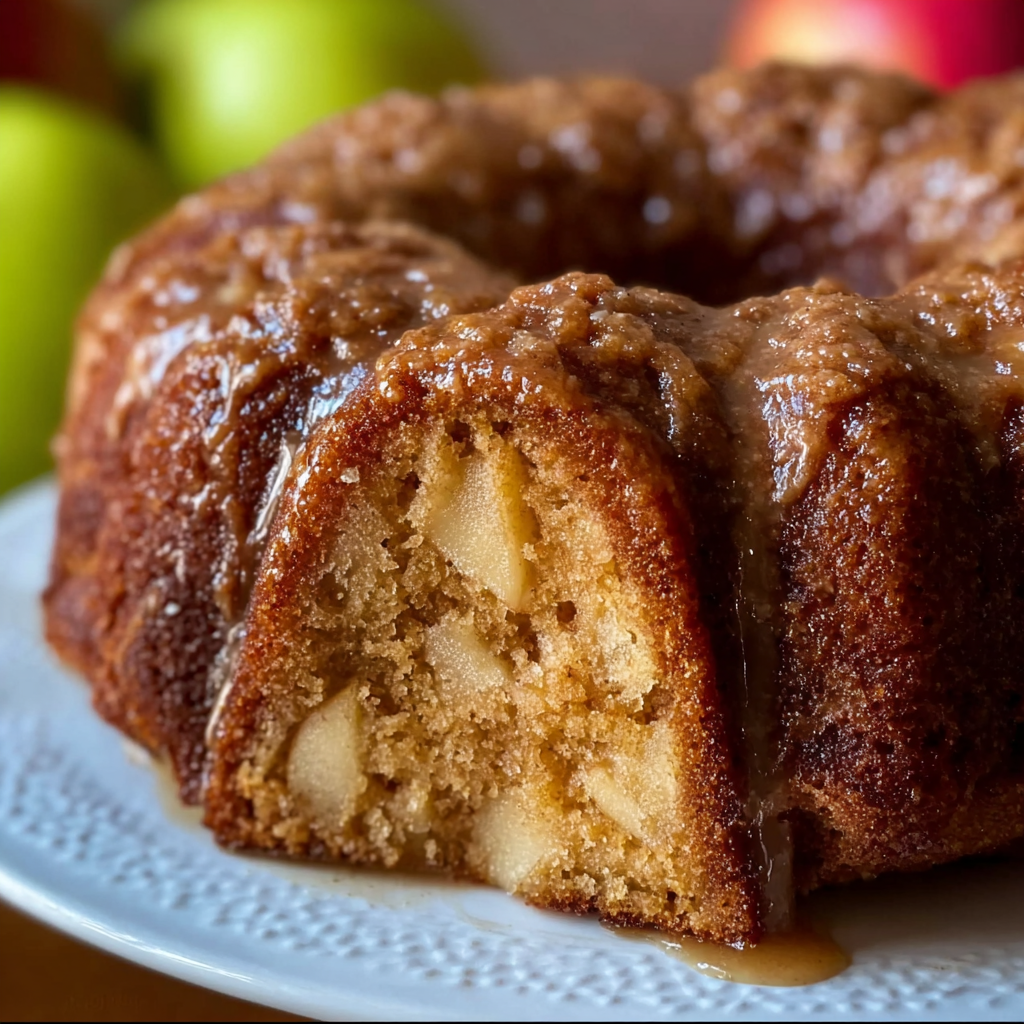 Moist Apple Bundt Cake Cinnamon Brown Sugar and a Simple Vanilla Glaze - The Tasty Fork