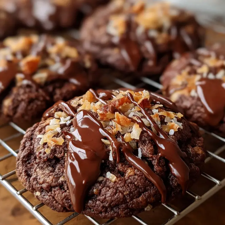 German Chocolate Cookies Chewy Chocolate with Coconut Pecan Frosting ...