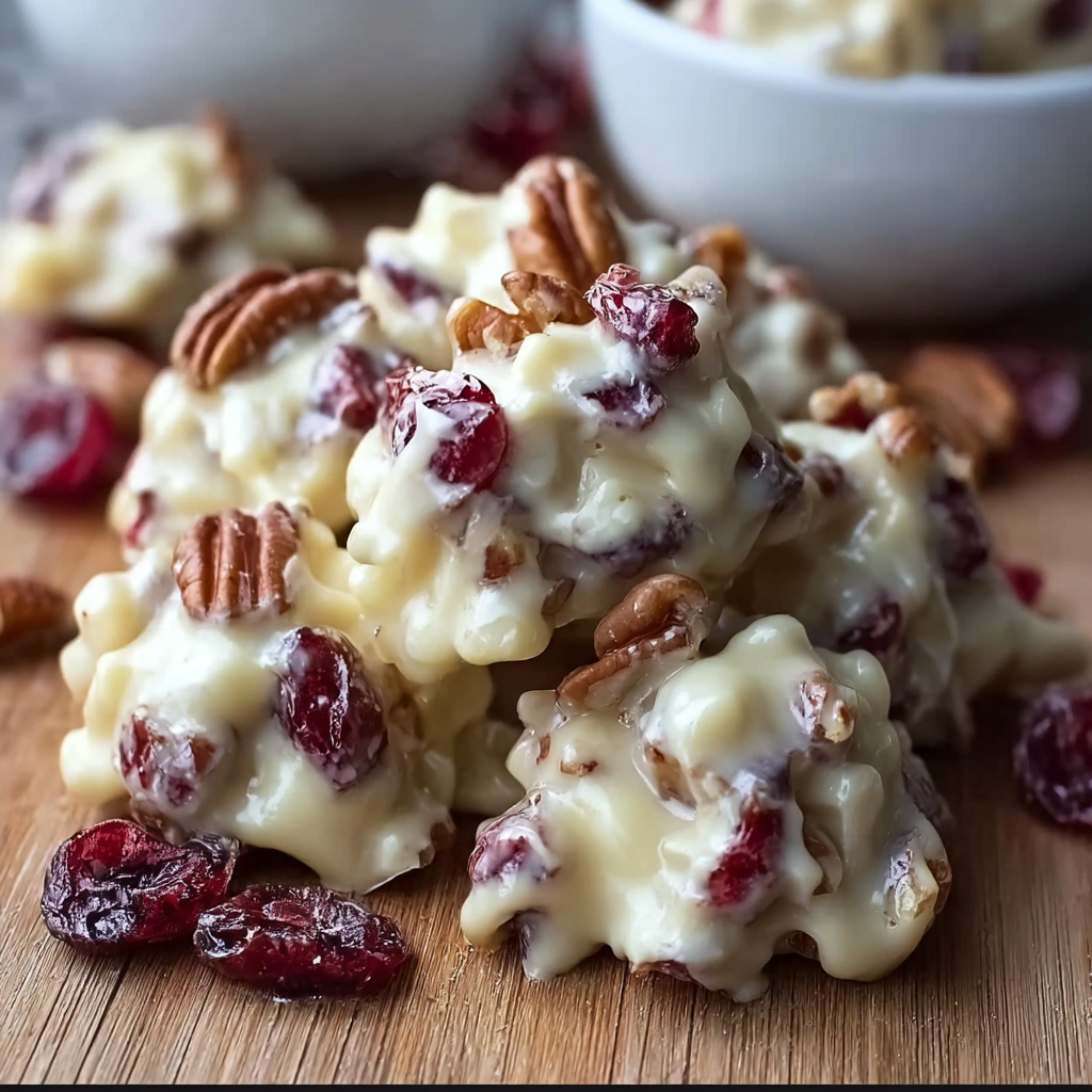 How to Make White Chocolate Cranberry Pecan Clusters in Minutes - The ...