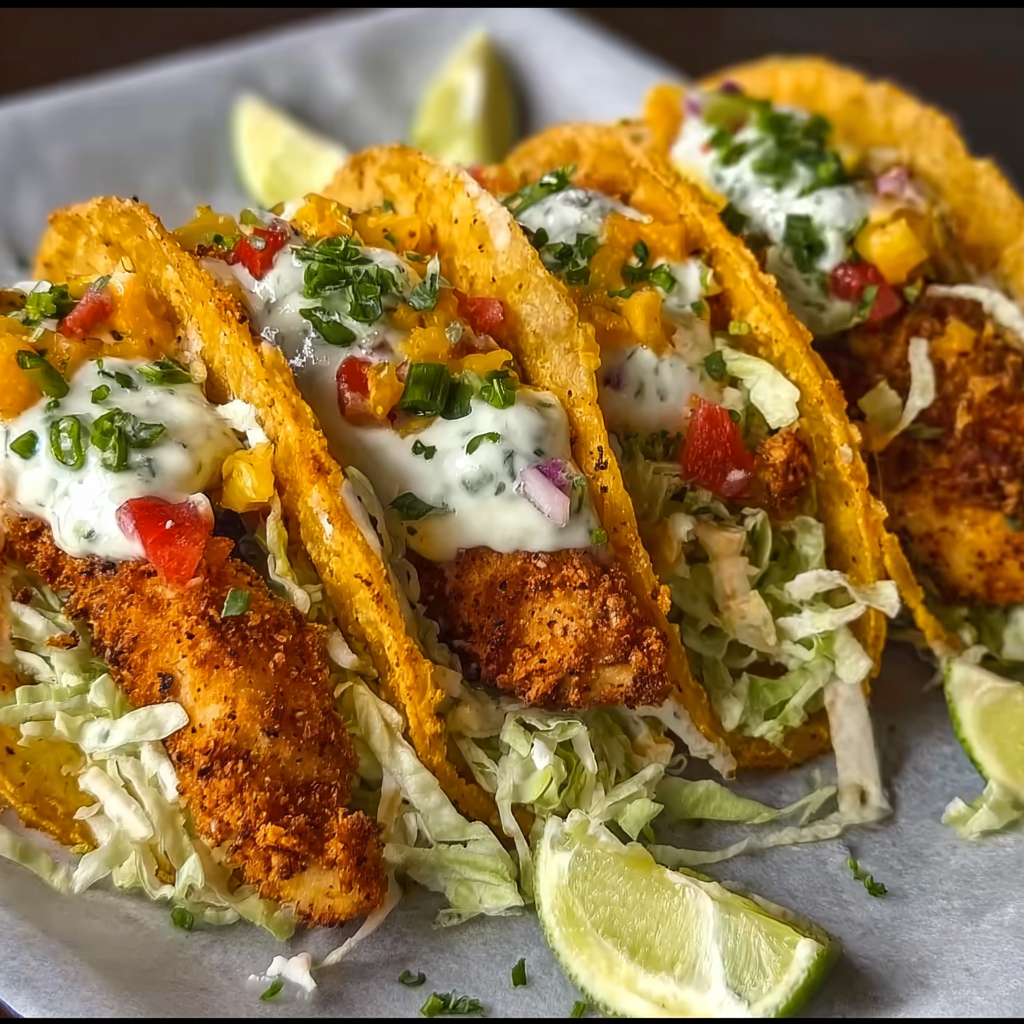 Viral Dill Pickle Ranch Smash Chicken Tacos with Crispy Cheese Lace ...