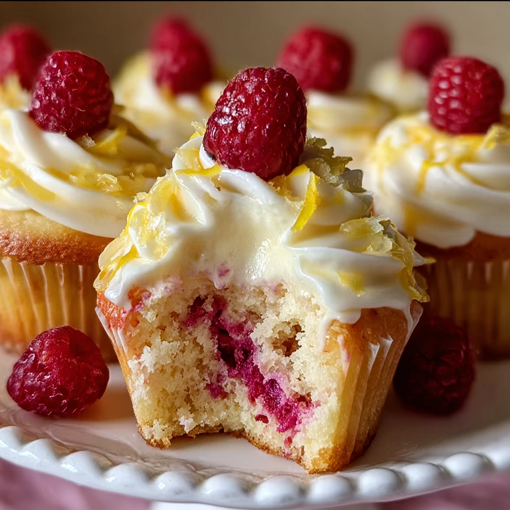 Raspberry Lemon Heaven Cupcakes – A Light & Luscious Dessert - The ...