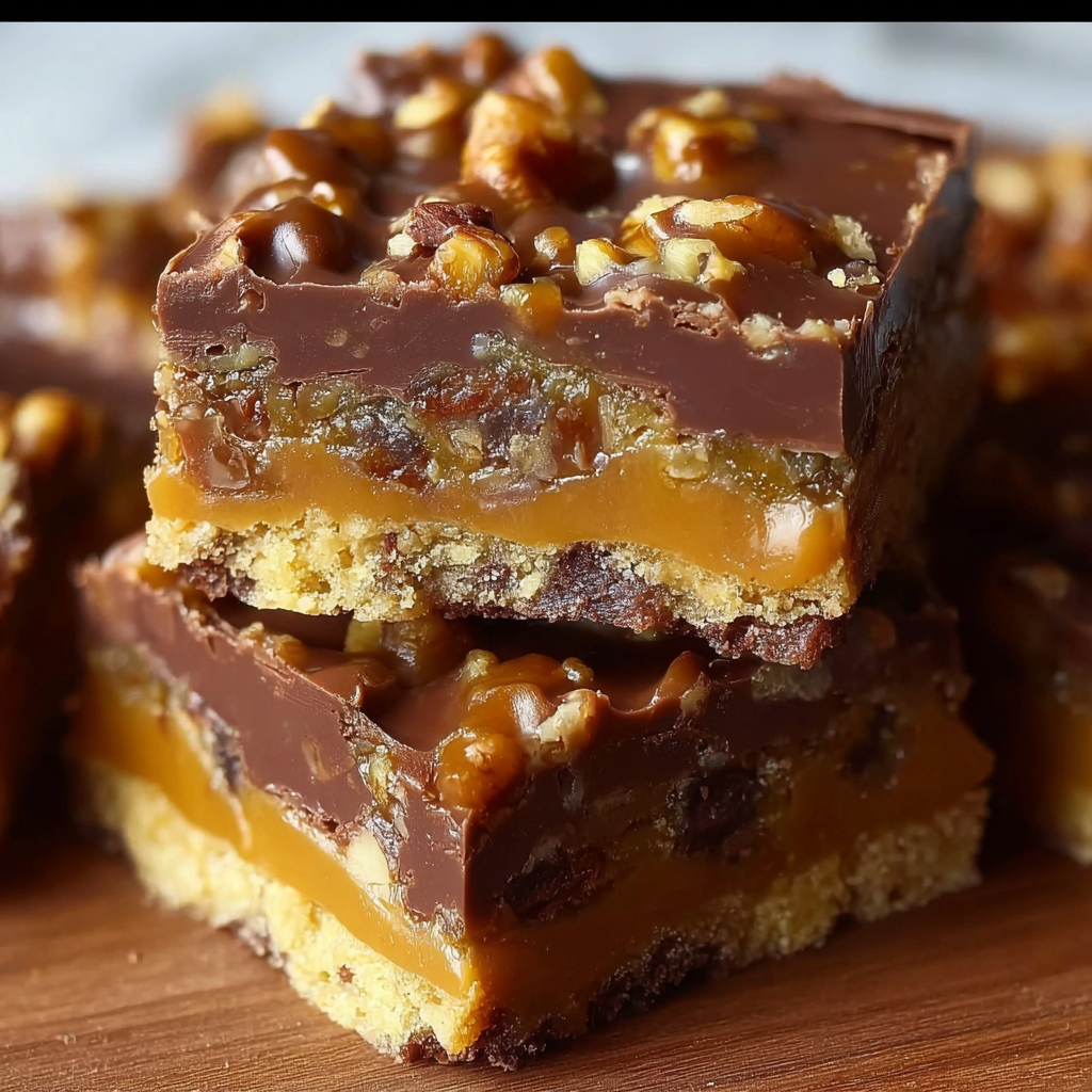 Easy Turtle Bars – Chocolate, Caramel & Pecan Heaven - The Tasty Fork