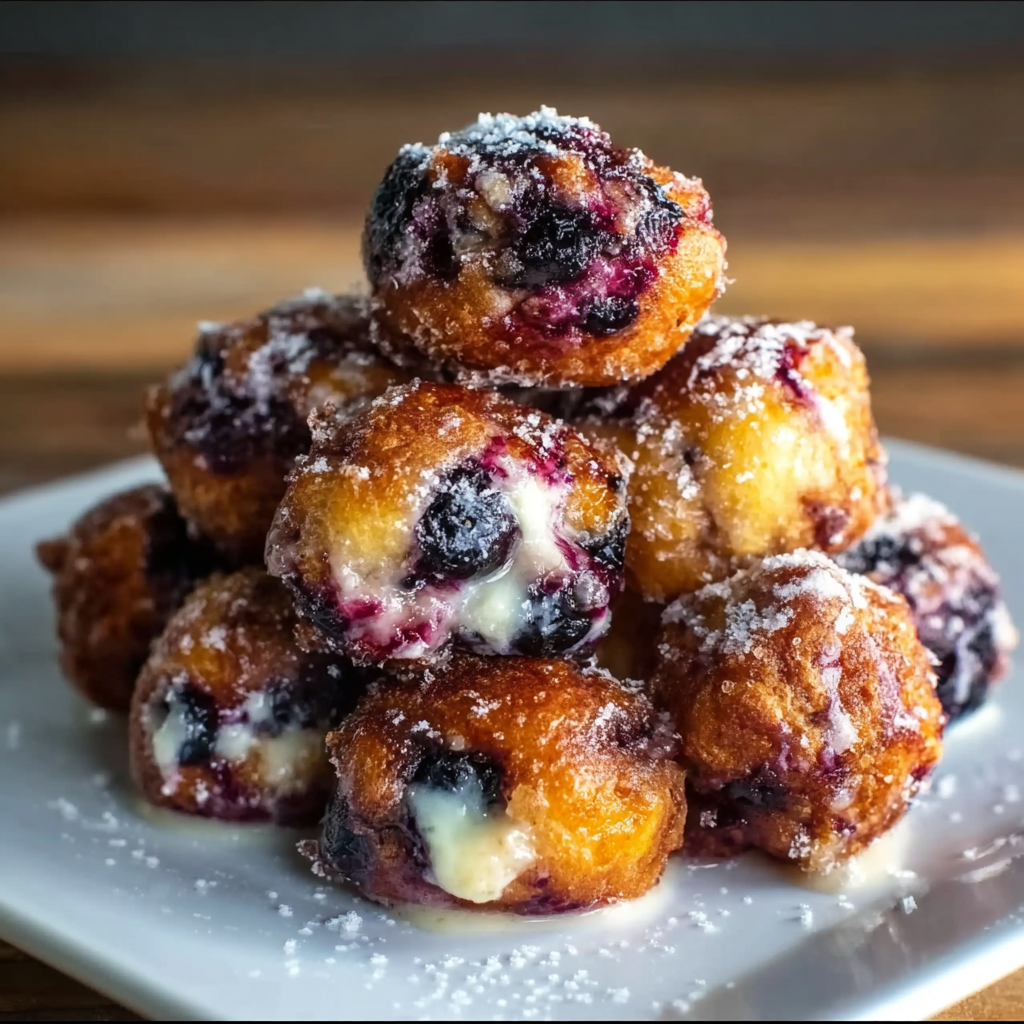 How to Make Perfect Baked Blueberry Fritter Bites at Home - The Tasty Fork